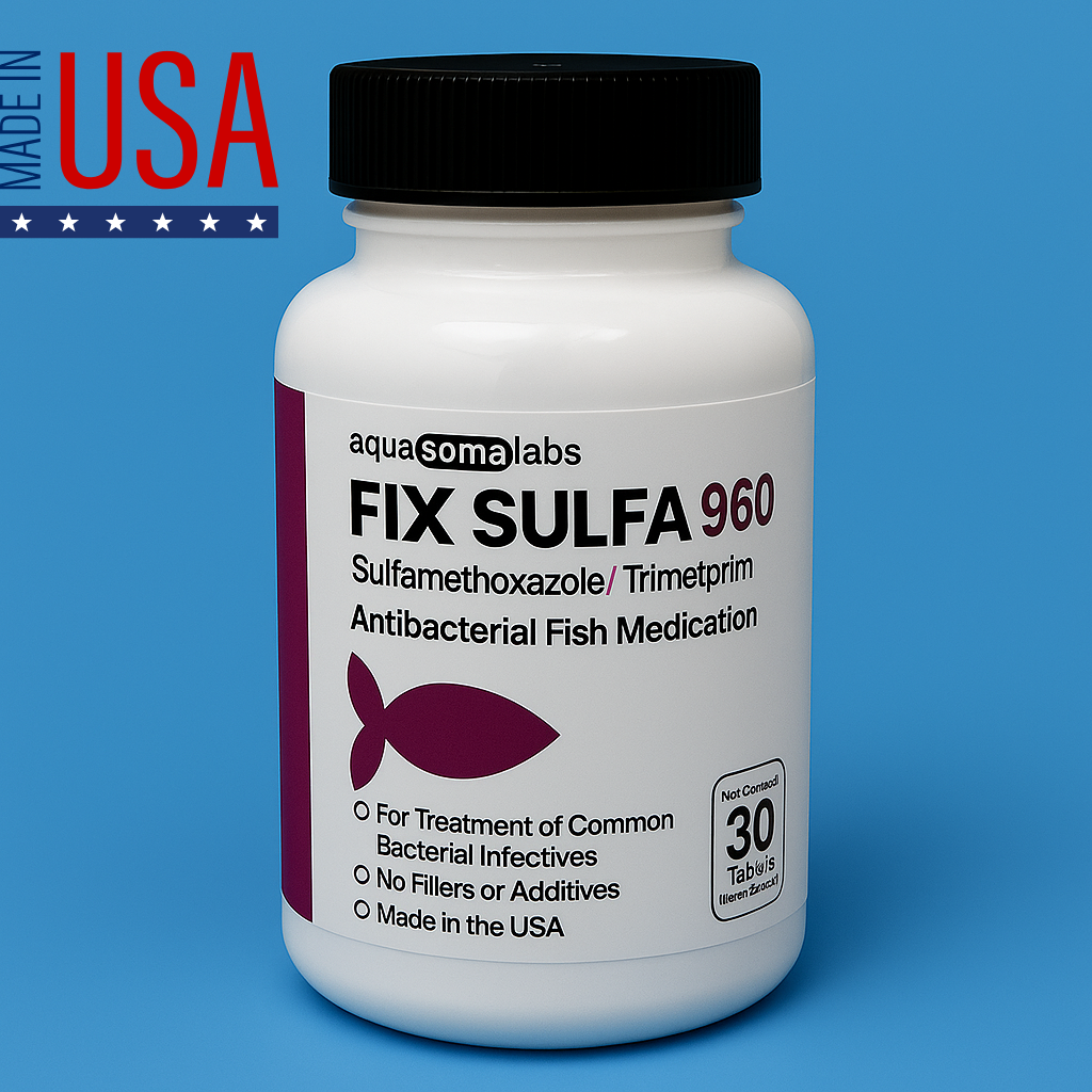 Fish Sulfa 960mg – Sulfamethoxazole Trimethoprim for Aquarium Fish ...