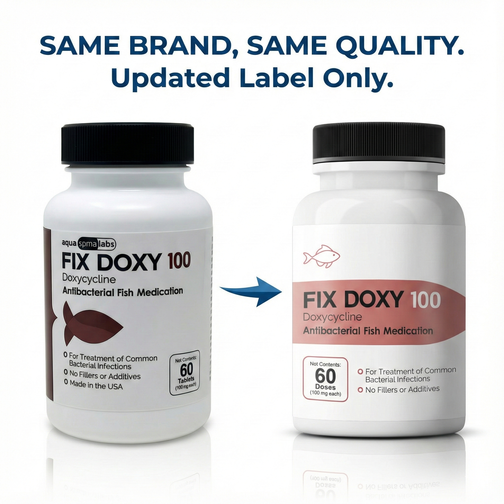 Fish Doxy Doxycycline 100mg – 60 Capsules | Aquarium Fish Antibiotic ...
